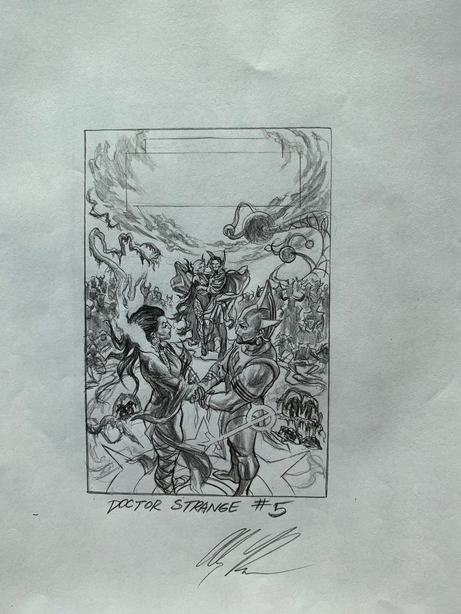 Doctor Strange #5 Sketch – Alex Ross Art