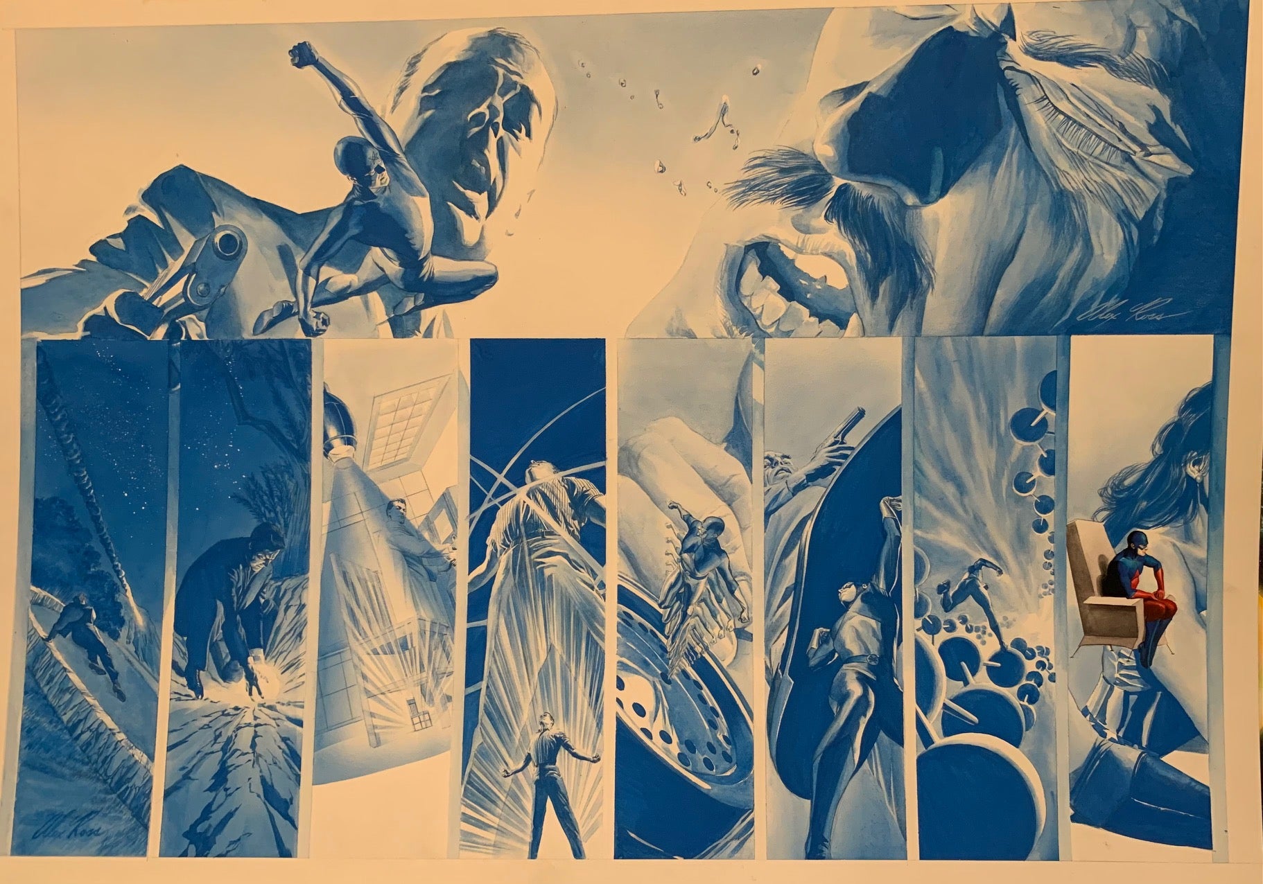 The Atom origin spread – Alex Ross Art