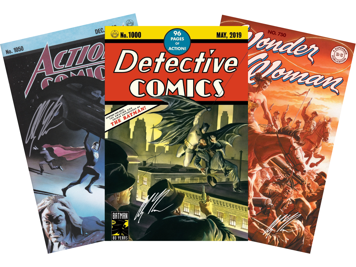 DC Trinity Set of 3 Comics – Alex Ross Art