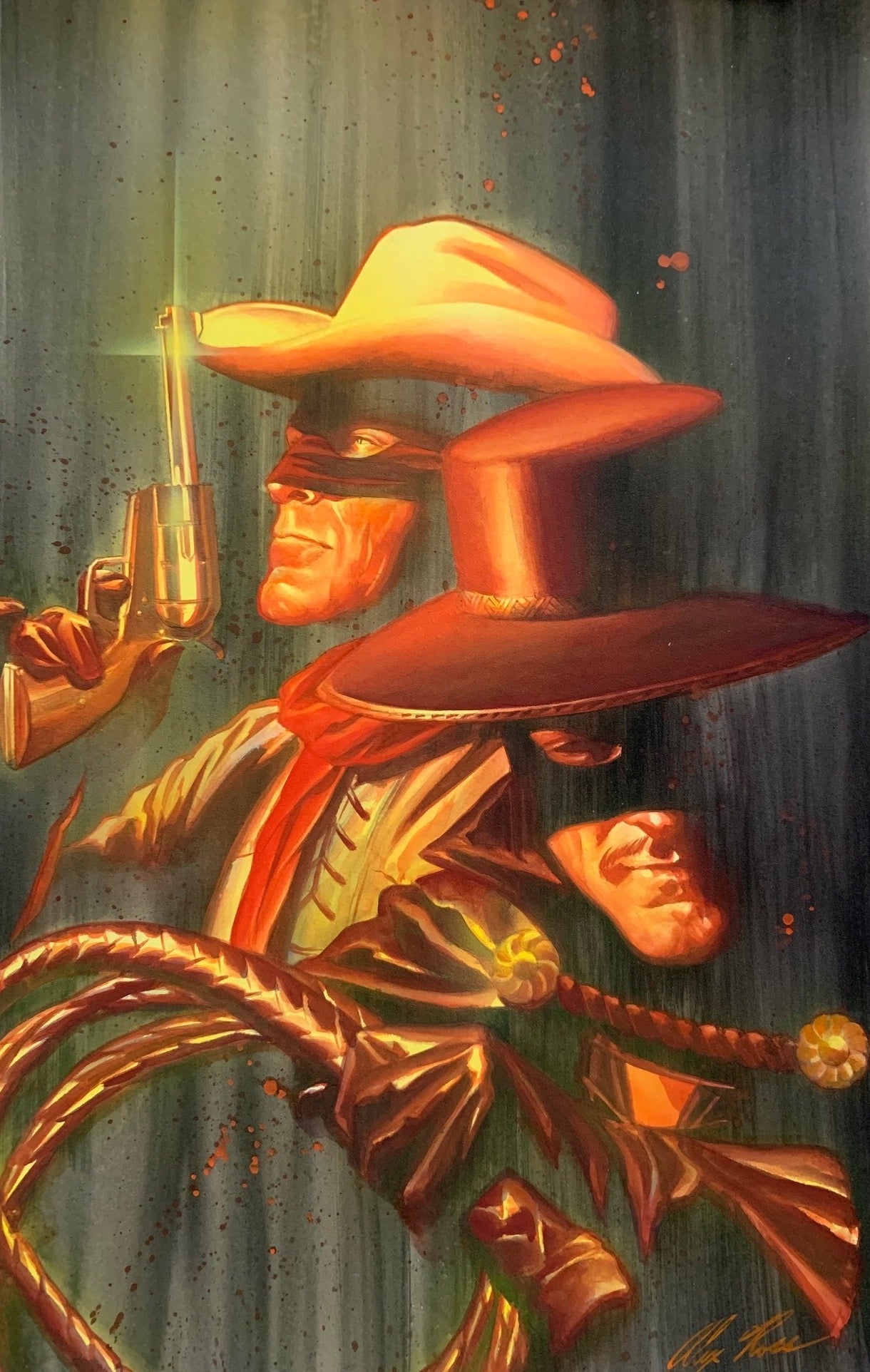 Lone Ranger/Zorro #1 – Alex Ross Art