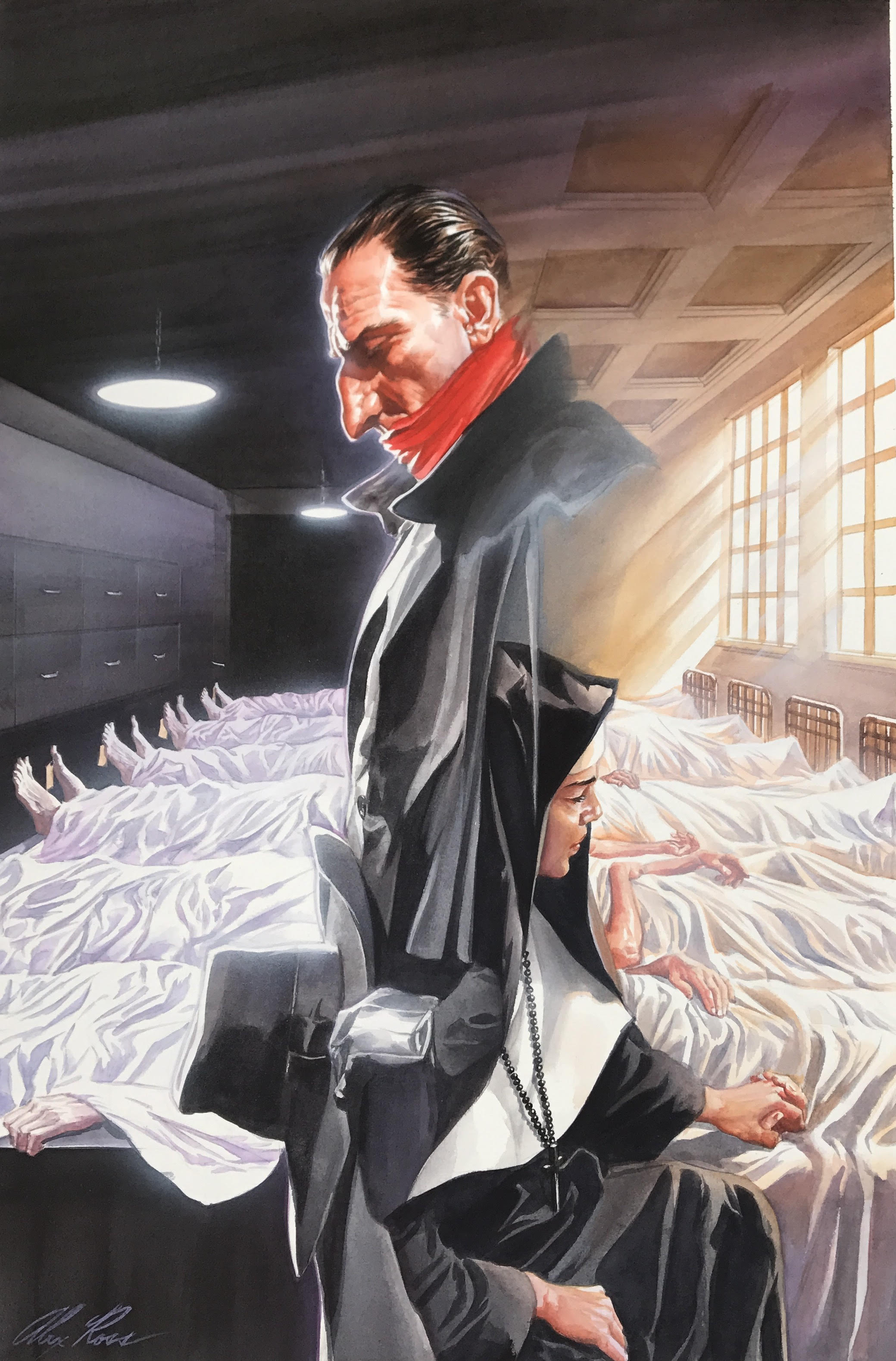 Alex Ross The Shadow #14 Painting – Alex Ross Art